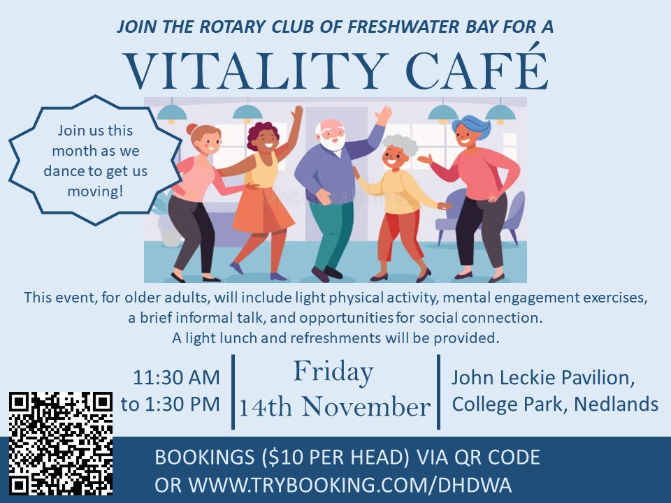 Rotary's Vitality Cafe for Seniors » City of Nedlands